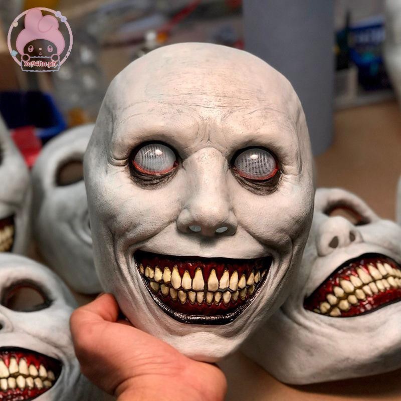 Xo94itn Horror The Exorcist Smiling Face Demon Mask Cosplay Evil Creepy ...