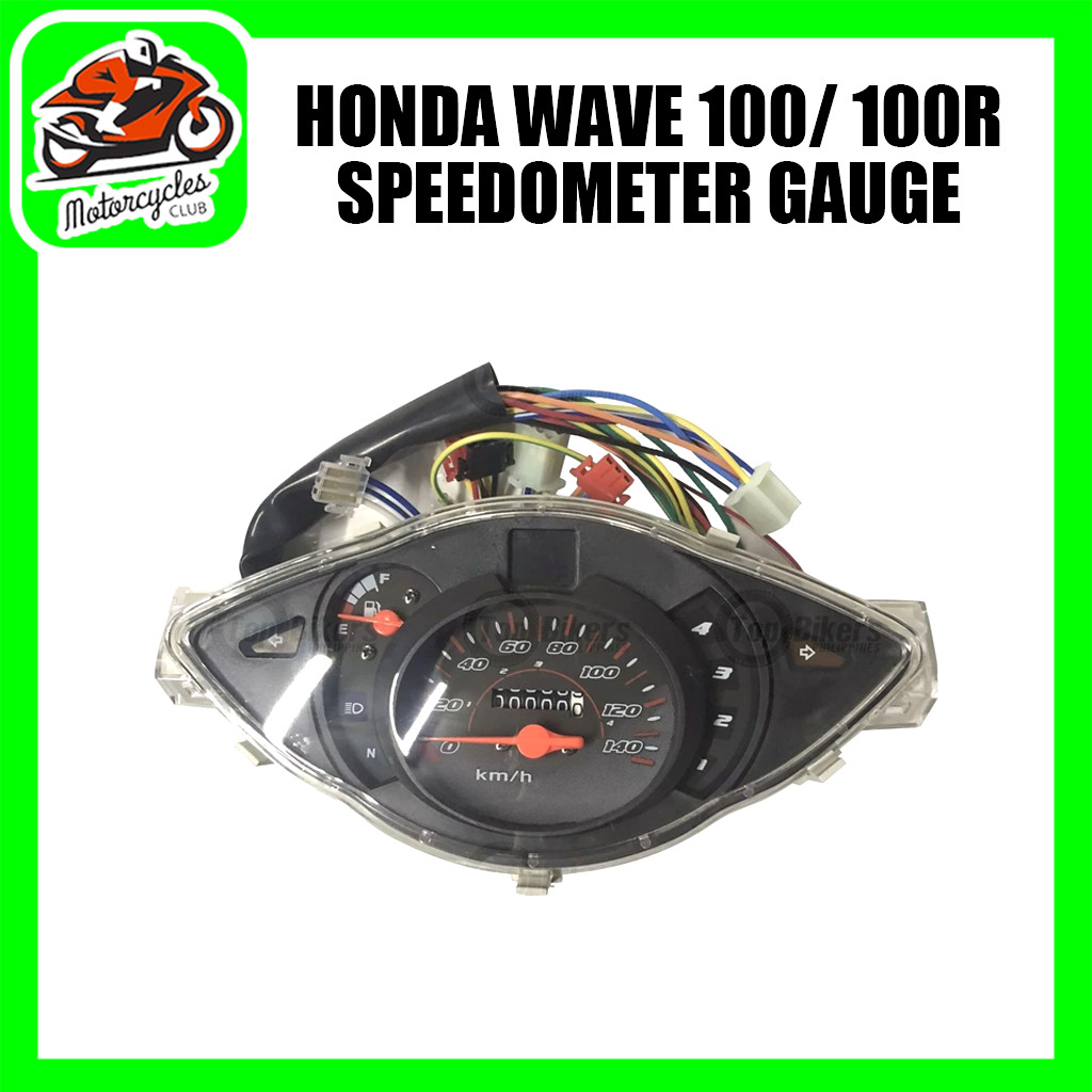 SPEEDOMETER GAUGE ASSEMBLY/ASSY WAVE 100 / WAVE 100R [HURRICANE SPEED ...