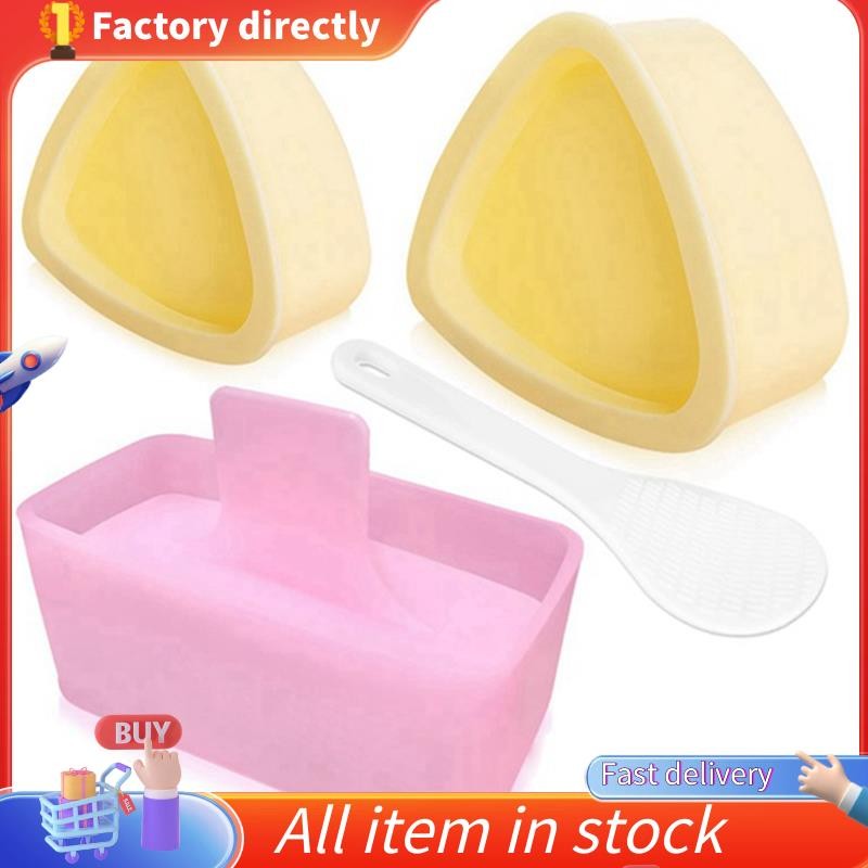 In stock-Onigiri Mold, 3 Pack Rice Mold Musubi Maker Kit, Maker Press ...