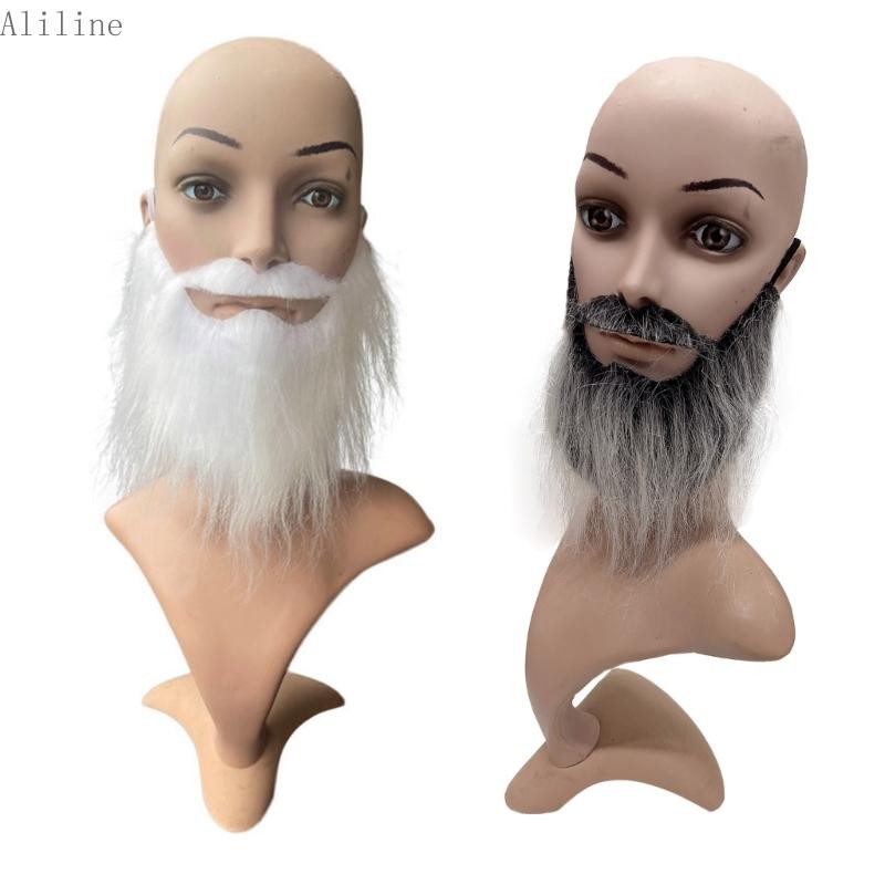 Alilin Hair Disguise Accessories Long Fluff Beards Cosplays Props ...