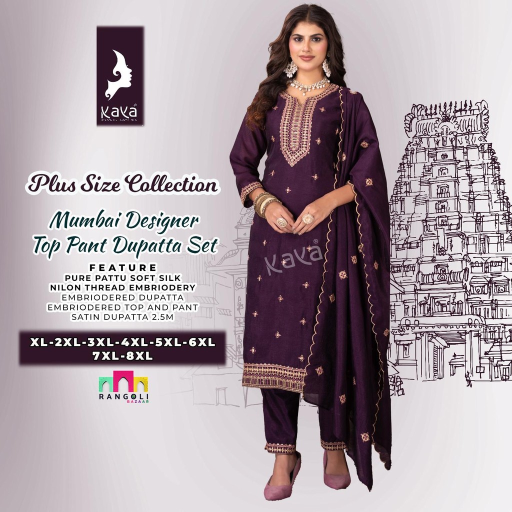 PLUS SIZE DESIGNER SUITS FROM KAYA BY RANGOLI BAZAAR- XL TO 8XL SIZES ...