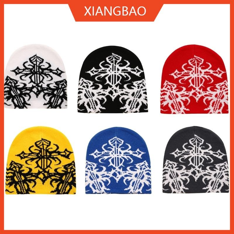 xiangbao Y2k Beanie Hat Slouchy Beanie Vintage Beanie Warm Beanie ...