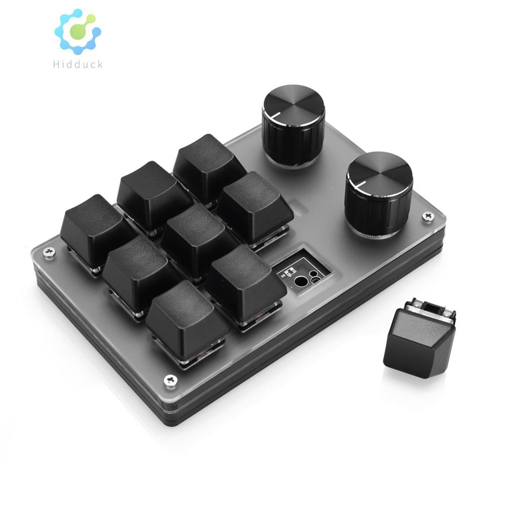 Programming Macro Custom Knob Keyboard 9 Key 2 Knob Mechanical Hotswap Macropad [Hidduck.ph ...
