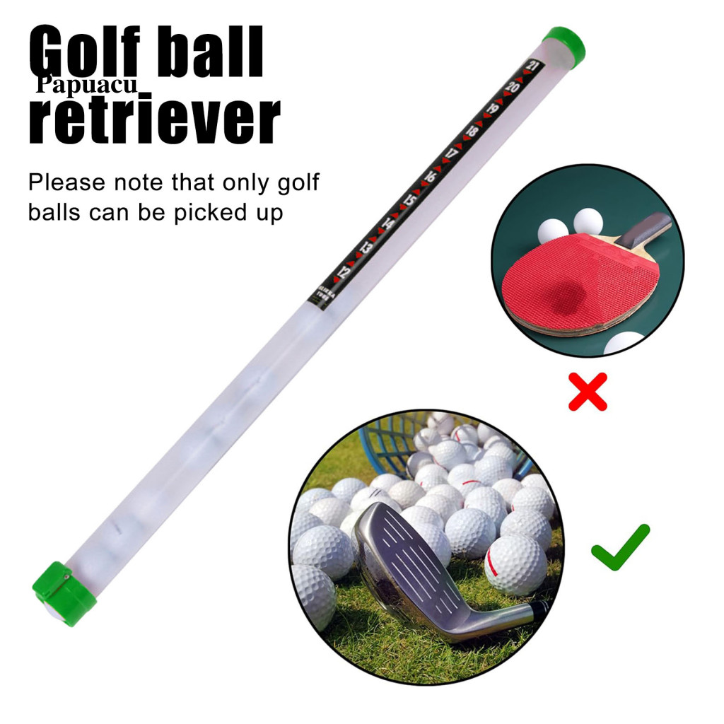 Pau_ Golf Ball Grabber Tool Golf Ball Retriever with Digital Ruler ...