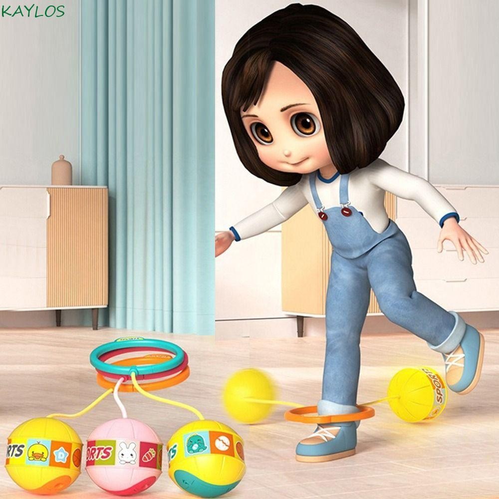 KAYLOS Luminous Foot Jumping Ball, Foot Hoop Ball On String Reaction ...
