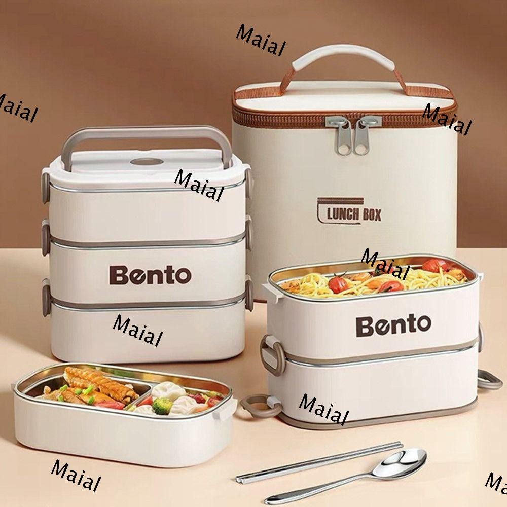 MAIAL 1 Pcs Bento Boxes, 900ml 2700ML Stackable Lunch Container, Easy ...
