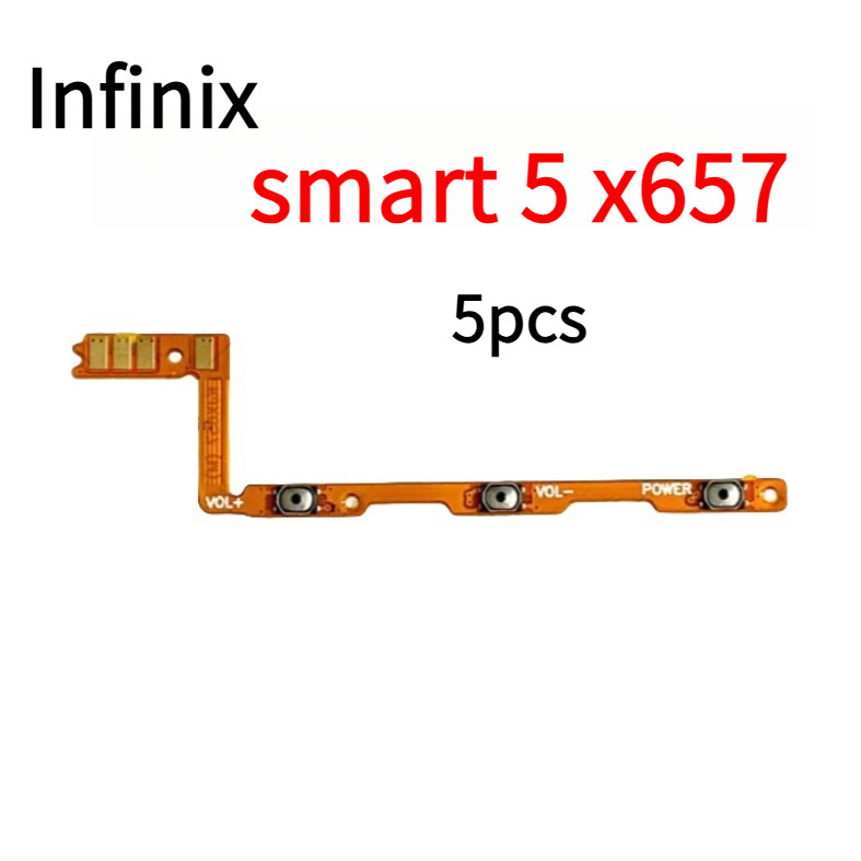 Power Volume button flex For Infinix smart 5 x657 Switch ON OFF Key Mute Button Ribbon Flex ...