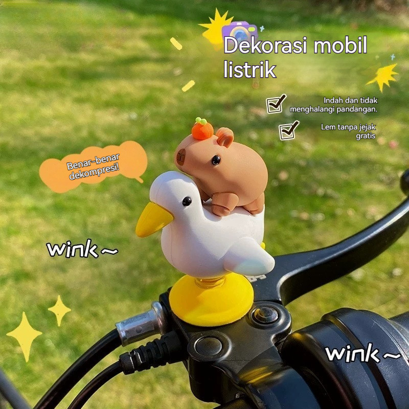 Capybara Rocking/Anti-Stress Toy/Motorcycle & Table Decoration/Can Be ...