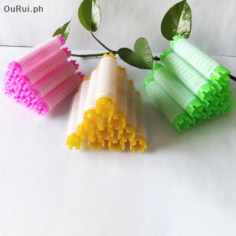 OuRui.ph 10pcs fluffy Hair Root Rollers Pack Perm Rods Set Air Fringe ...