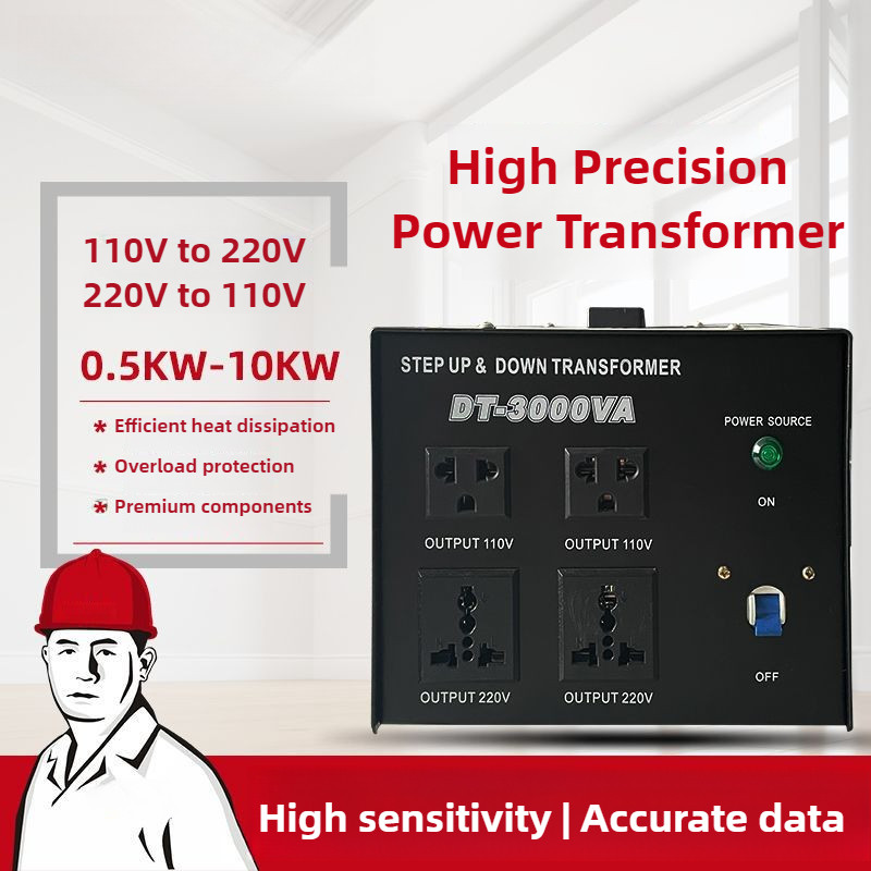 100W-500W Portable Home Appliance Step Up & Down Transformer High ...