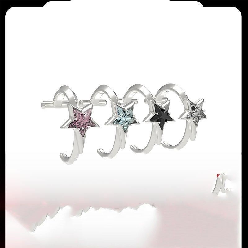 Perforated Star Lip Clip Original Niche Design High-End Trendy ...