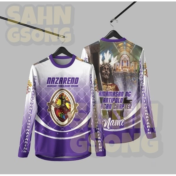 Fully sublimated 3D print TSHIRT nazareno 2025 debosyon traslacion ...