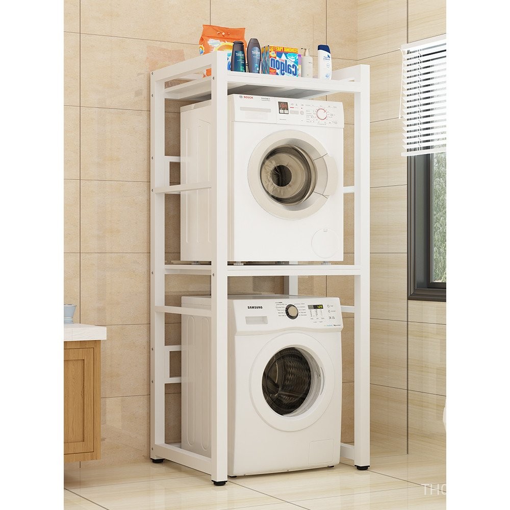 Floor Dishwasher Stackable ll Storage Rack Washing Machine Dryer Upper ...