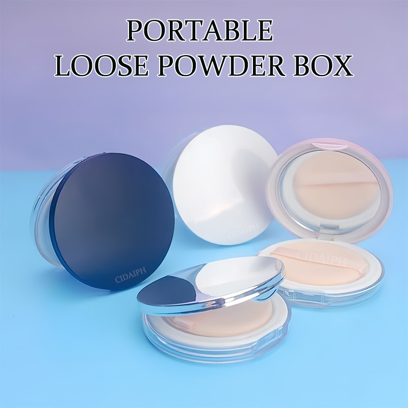 DIY Makeup Loose Powder Compact Empty Container Box Loose Powder ...