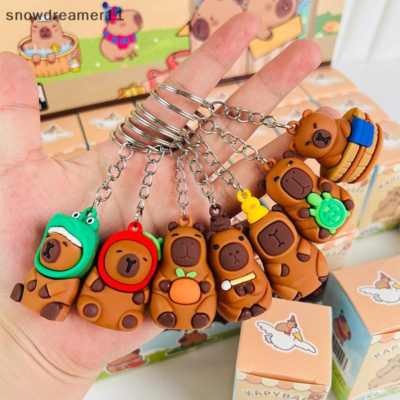 Snph Cartoon Cute Capybara Blind Box Keychain Fashion Kawaii Figure ...