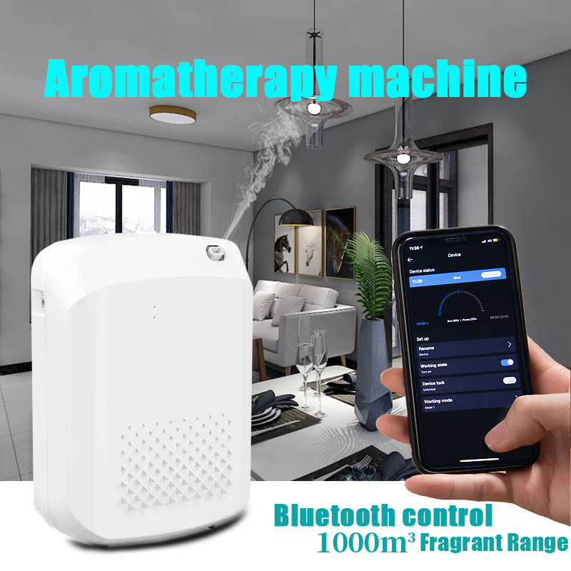 Electric Aroma Humidifier Bluetooth Automatic Waterless Essential Oil ...