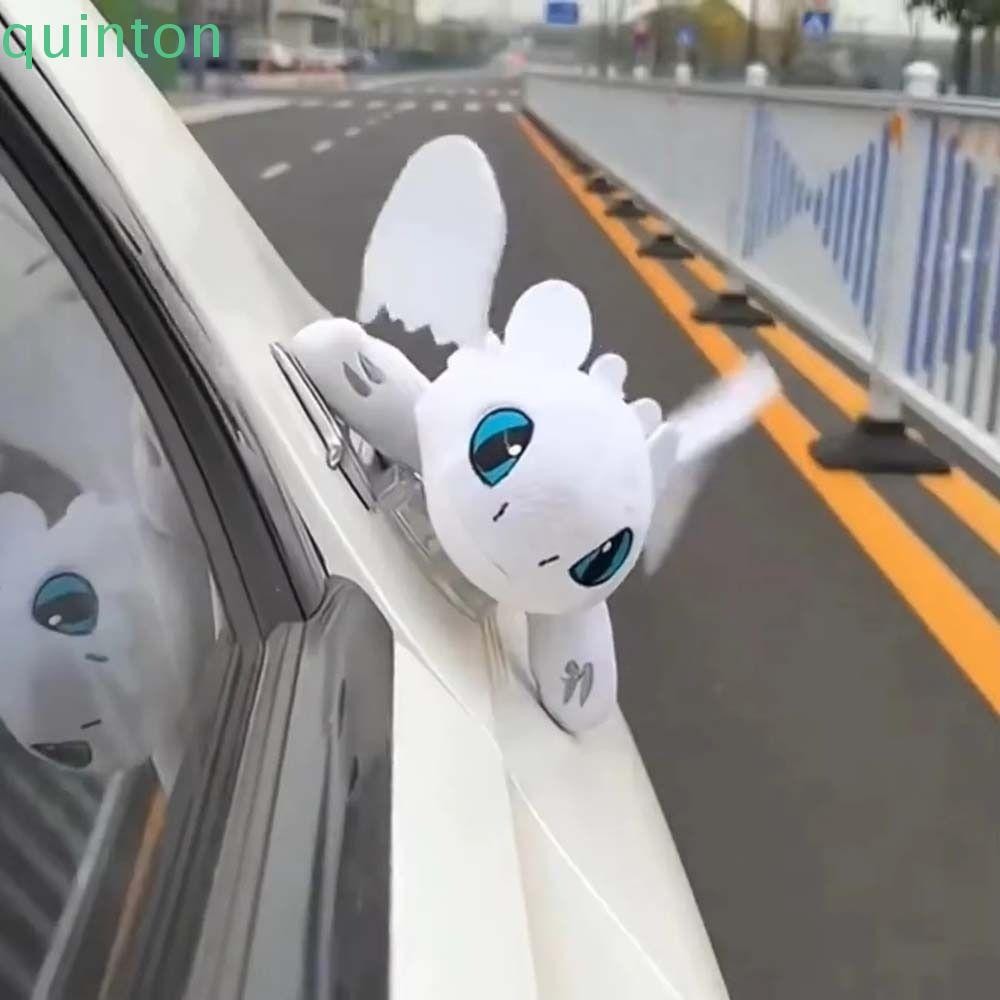 QUINTON Toothless Car Decoration, Flying Dragon Animation Peripheral ...