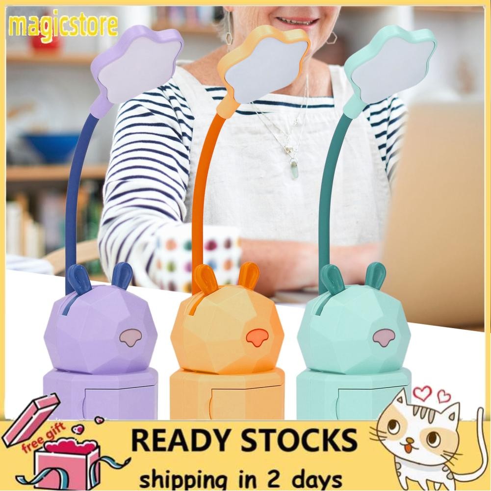 Magicstore Kids Reading Light Cartoon Bunny Safe Storage Box Warm Desk ...