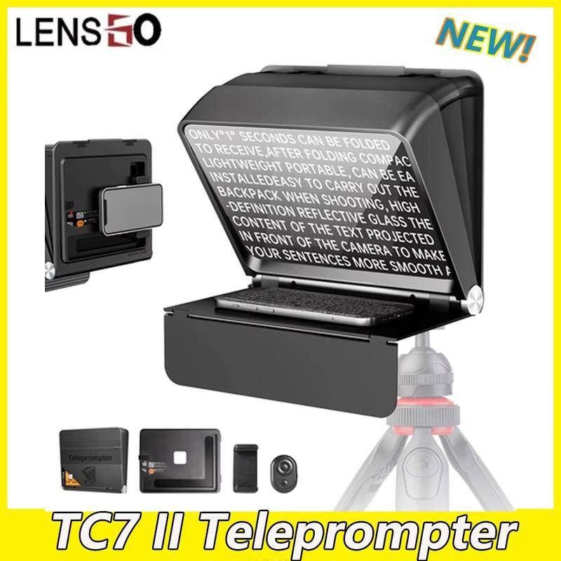 LENSGO TC7 II Portable Teleprompter Universal For DSLR Camera Photo ...