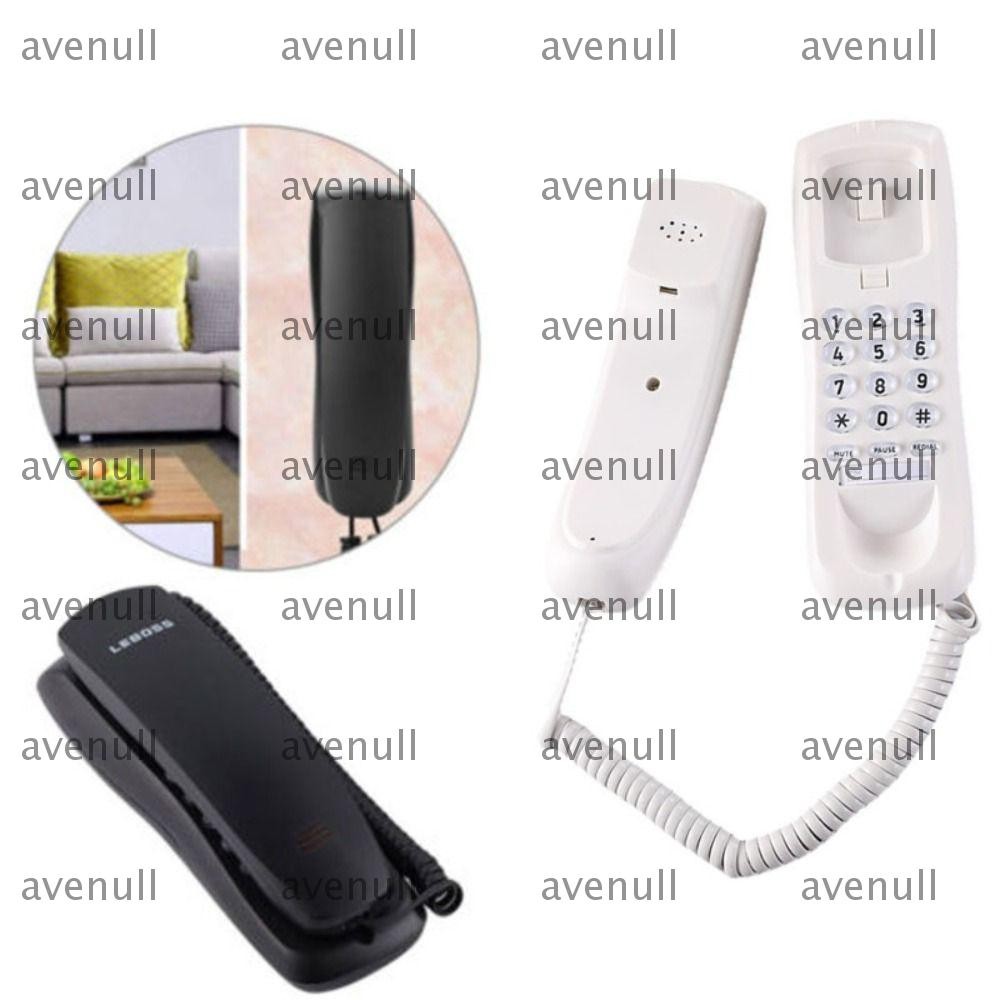 AVENULL Wired Telephone, Landline Compact Corded Phone, Wall Mounted ...