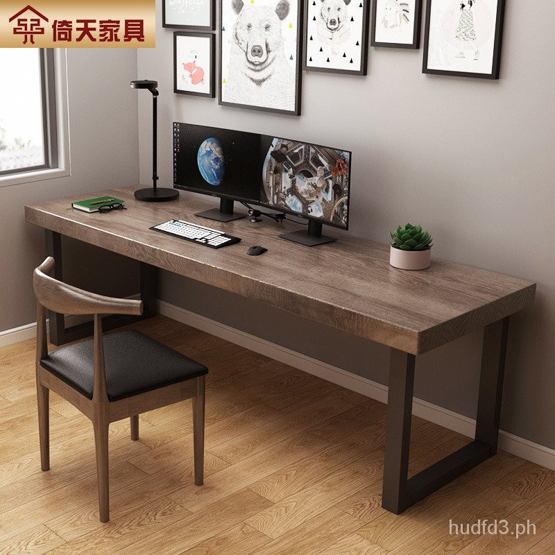 Yitian American Industrial Style Solid Wood Game Tables Home Desk ...