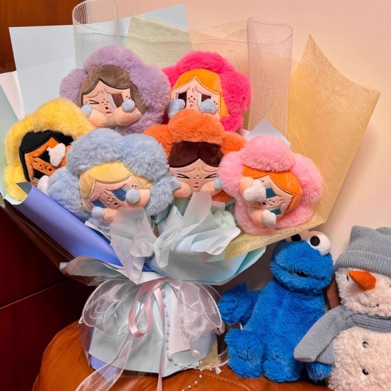 CRYBABY Sad Club Series-Plush Flower Blind Box Crybaby Mystery Box ...