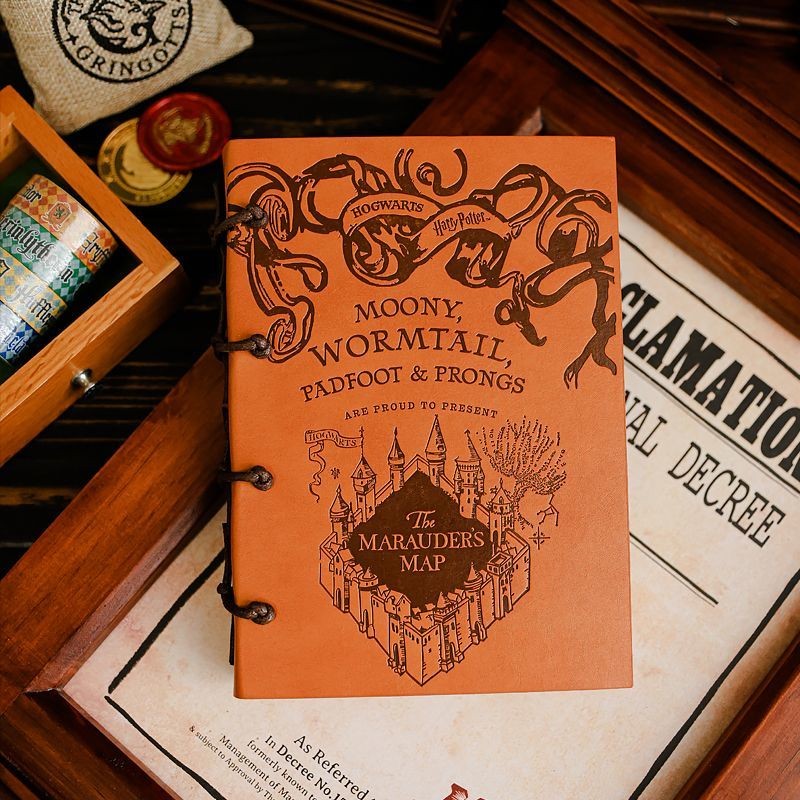 Genuine Peripheral Notebook Kraft Paper Harry Potter Journal Book ...