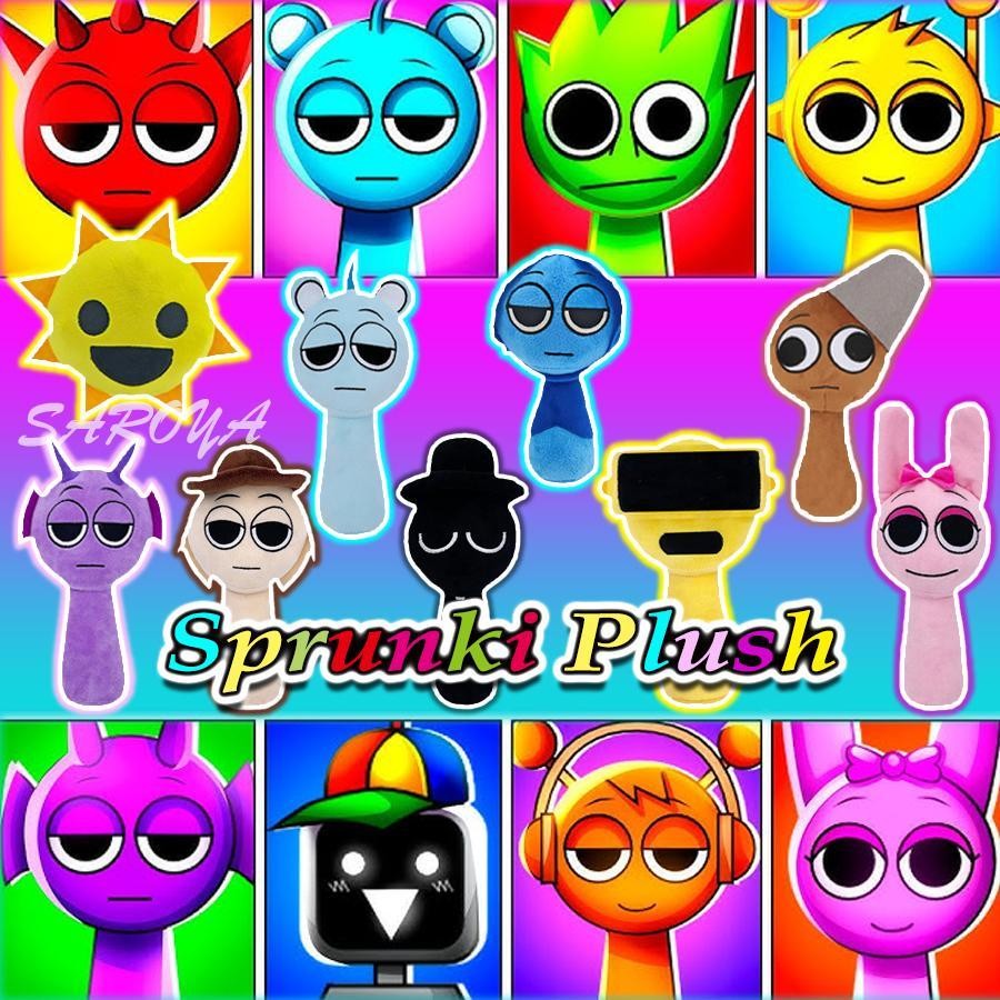 Sprunki Plush Toys Sprunki Toys Sprunki Incredibox Oren Plush Animation ...