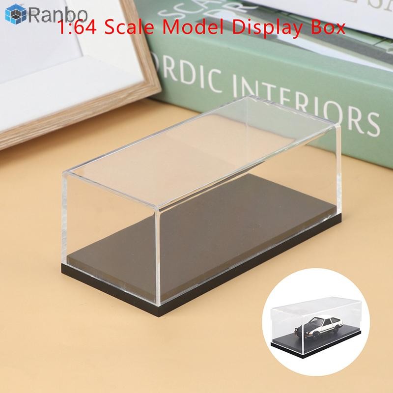 Ranbo 1:64 Car Model Display Box Transparent Protective Case Acrylic ...