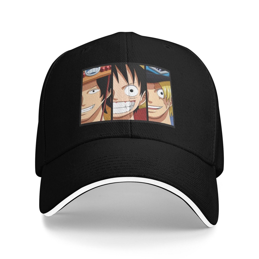 One Piece Luffy Ace Sabo Wholesale Hip Hop Designer Baseball cap ...