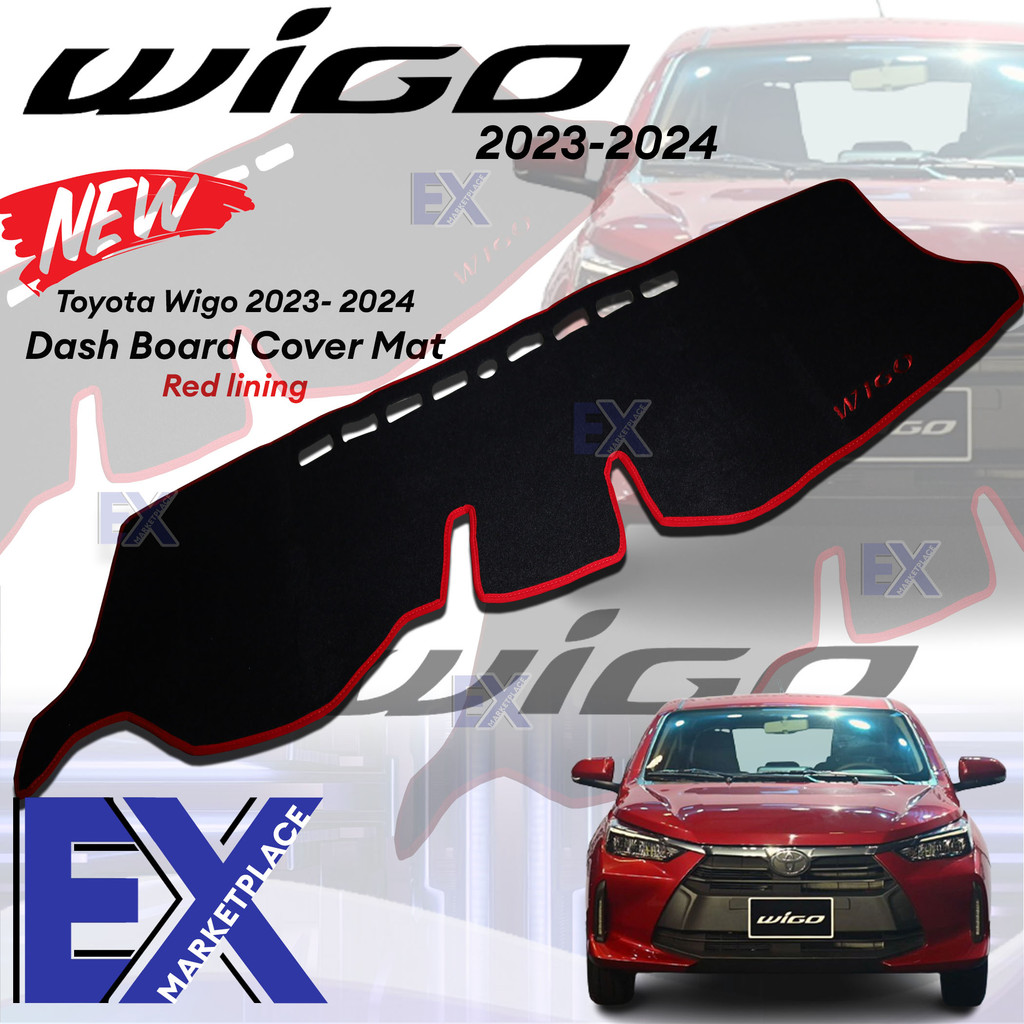 Dashboard Cover for Toyota Wigo 2023 to 2024 Dash board Cover Dash Mat ...