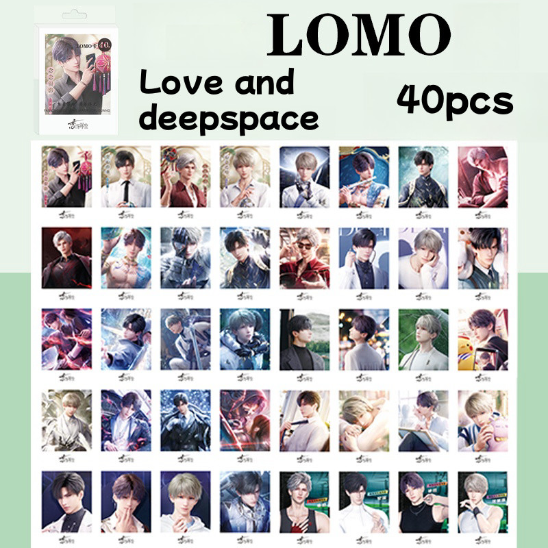 40pcs Love and deepspace Zayne Rafayel Xavier Lomo cards Light and ...