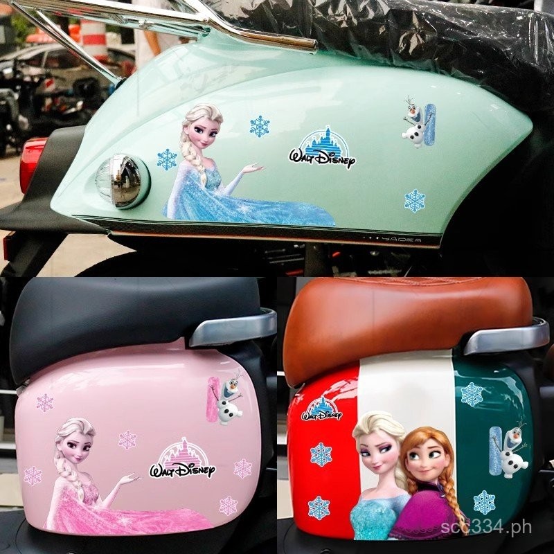 Popular Electric Vehicle Stickers Decoration Frozen Elsa Princess ...
