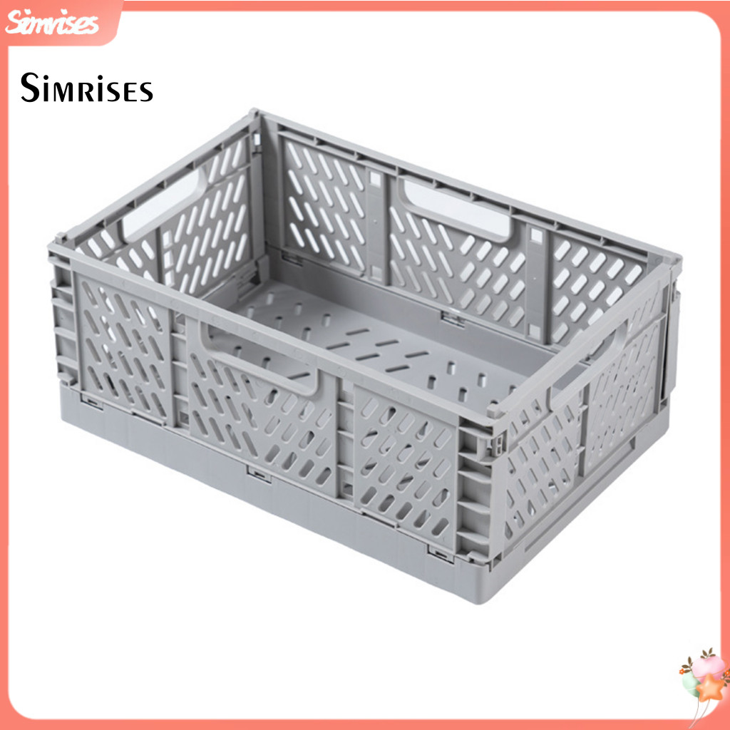 SIM| Storage Basket Folding Large Capacity Load Bearing Collapsible ...