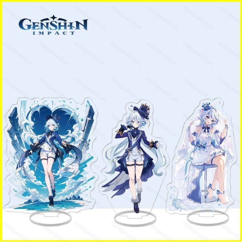 ST2 Genshin Impact Focalors Figure Anime Water God Furina Model Toys ...