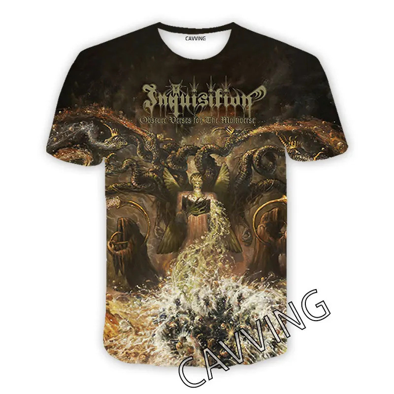 CAVVING 3D Printed Inquisition Band Casual T-shirts Hip Hop Tee Shirts ...