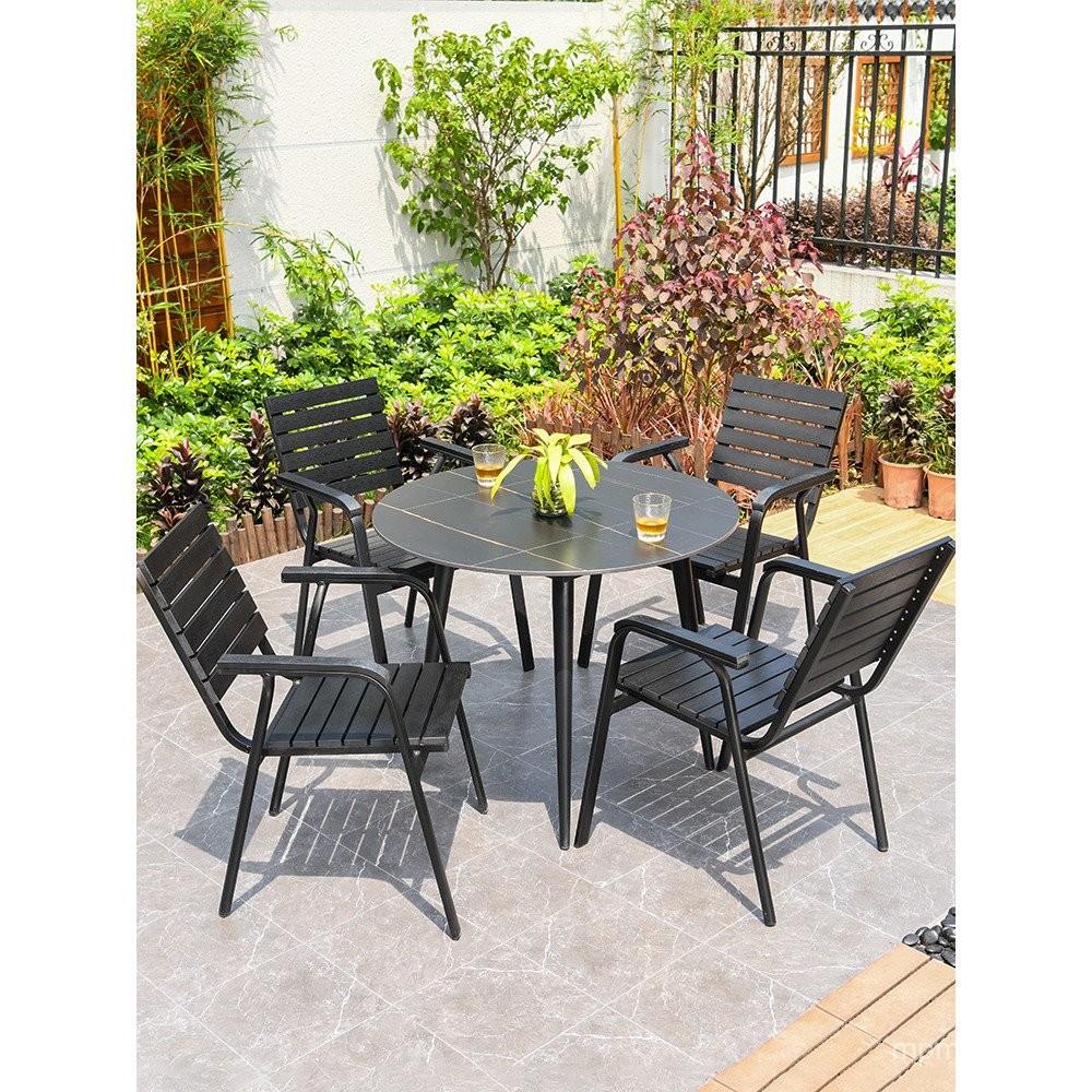 Outdoor Leisure Patio Table and Chair Set for Garden Villa Terrace ...