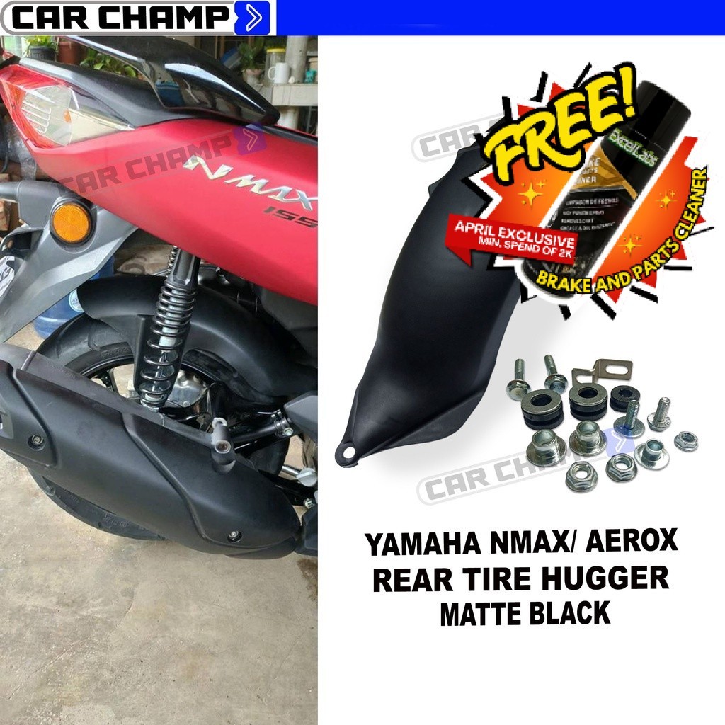 Rear Tire Hugger for Nmax / Aerox - Matte Black Complete Set | Shopee ...