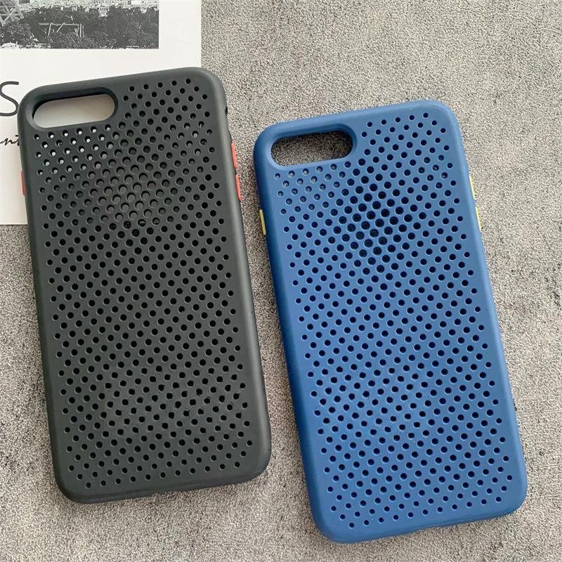 Heat Dissipation Breathable Cooling Phone Case For iPhone 6 6S 7 8 Plus ...