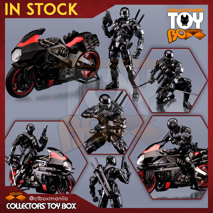 [BUNDLE] Flame Toys Furai Model Kit GI Joe Snake Eyes + Speed Cycle ...