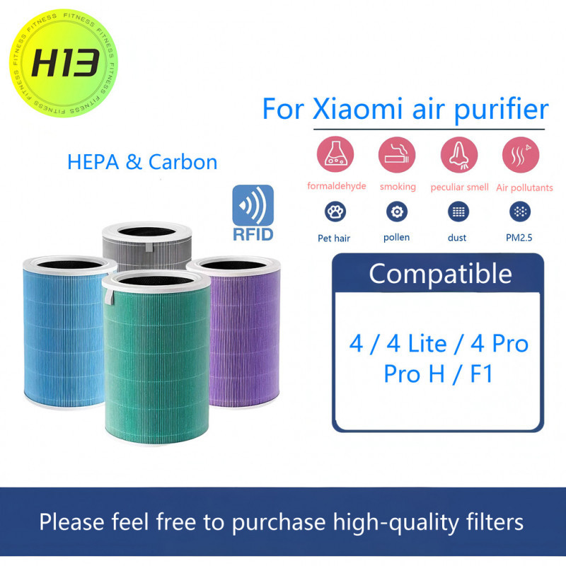 (H13) Suitable for Xiaomi Air Purifier 4/4 Lite/4 Pro/4/Pro H High ...
