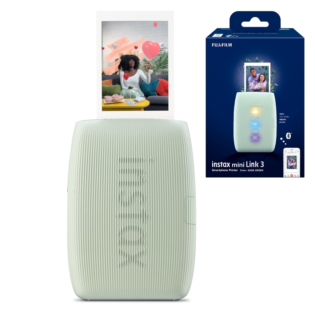 FUJIFILM Instax Smartphone Printer instax mini Link3 Sage Green INS ...