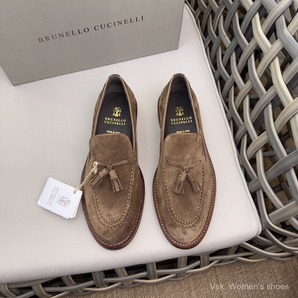 BC New Men's Cow Suede Soft Casual Shoe One Pedal Loafer Fashion and ...