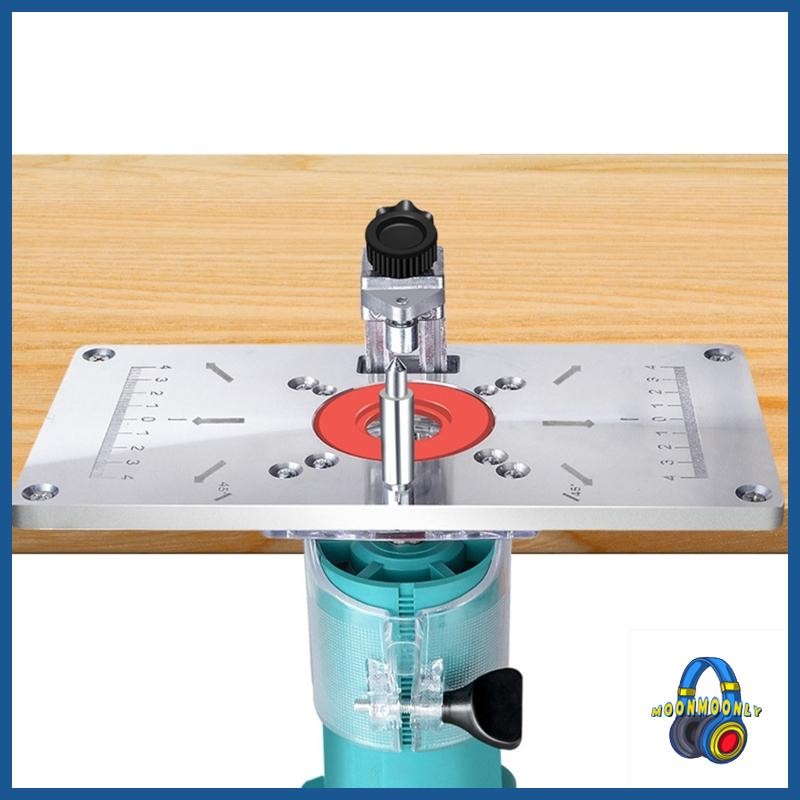 MOOMMY Aluminium Router Table Insert Plate Metal Router Table for ...