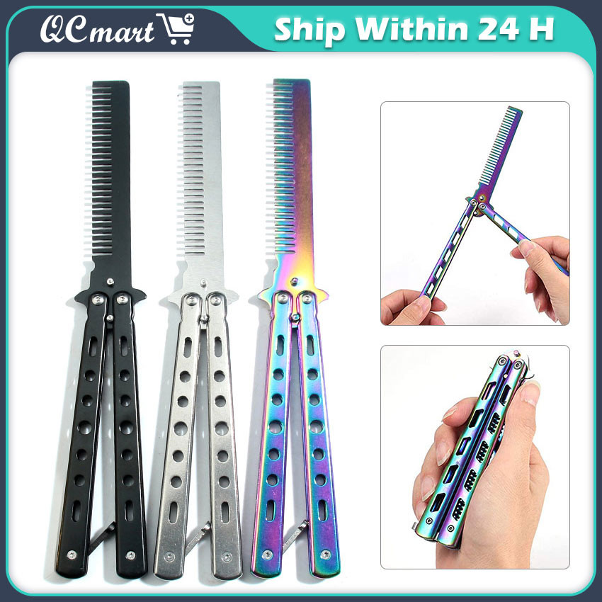 【Fast Shipment】 Portable Practice Butterfly Knife Foldable Butterfly ...