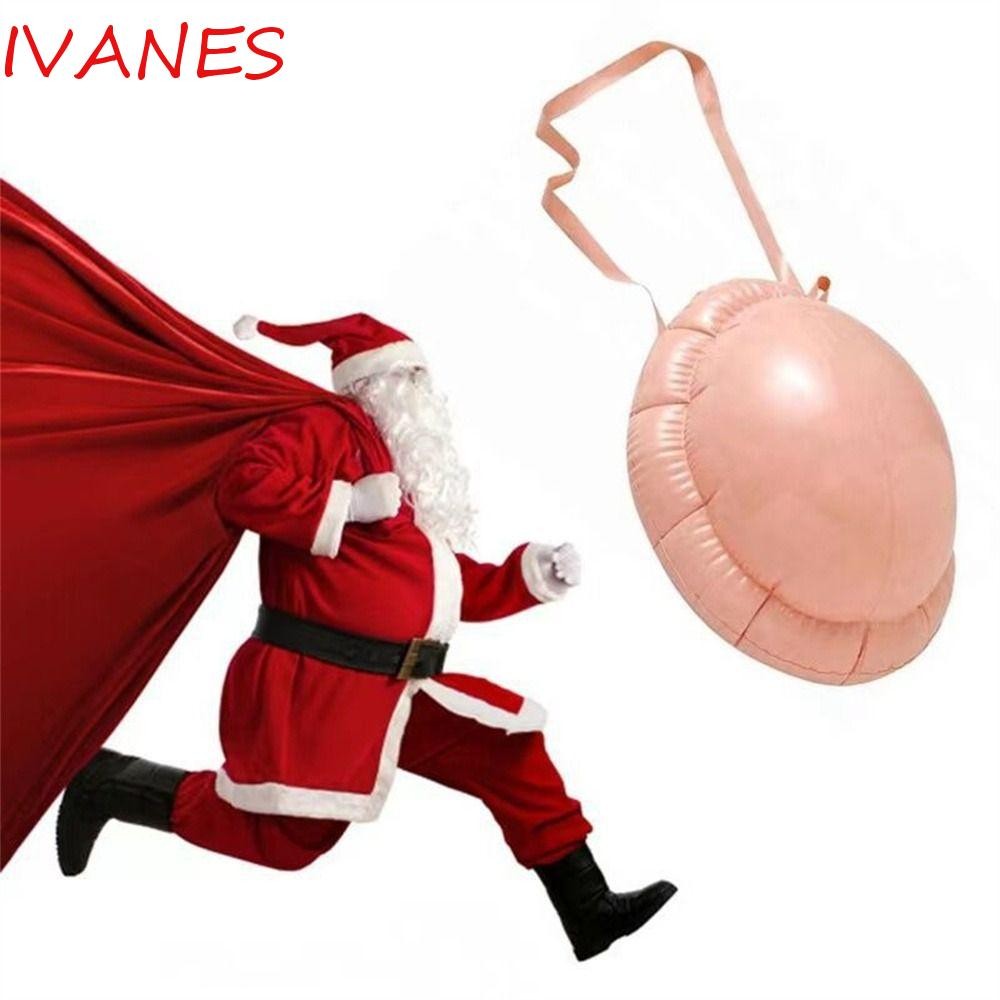 IVANES Inflatable Belly, False Belly Christmas Fake Santa Claus Belly ...