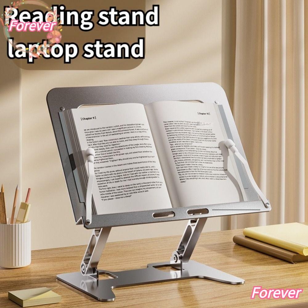 FOREVER Reading Stand, Multi-Angle Adjustable Metal Bracket, Stationery ...