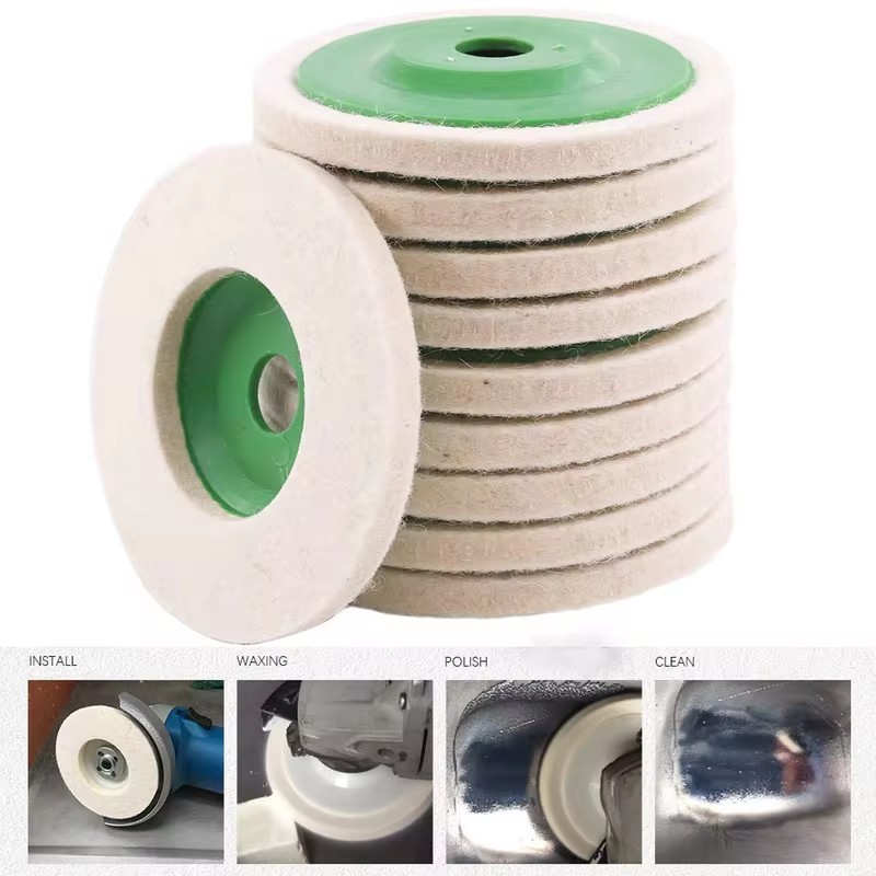 4" Buffing Disc for Grinder Buffing Disk Buffing Wheel Polishing ...