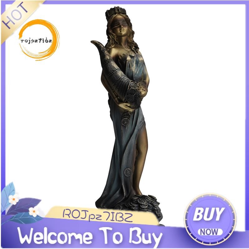 Blindfolded Fortuna Statue Ancient Greek Roman Goddess of Fortune ...