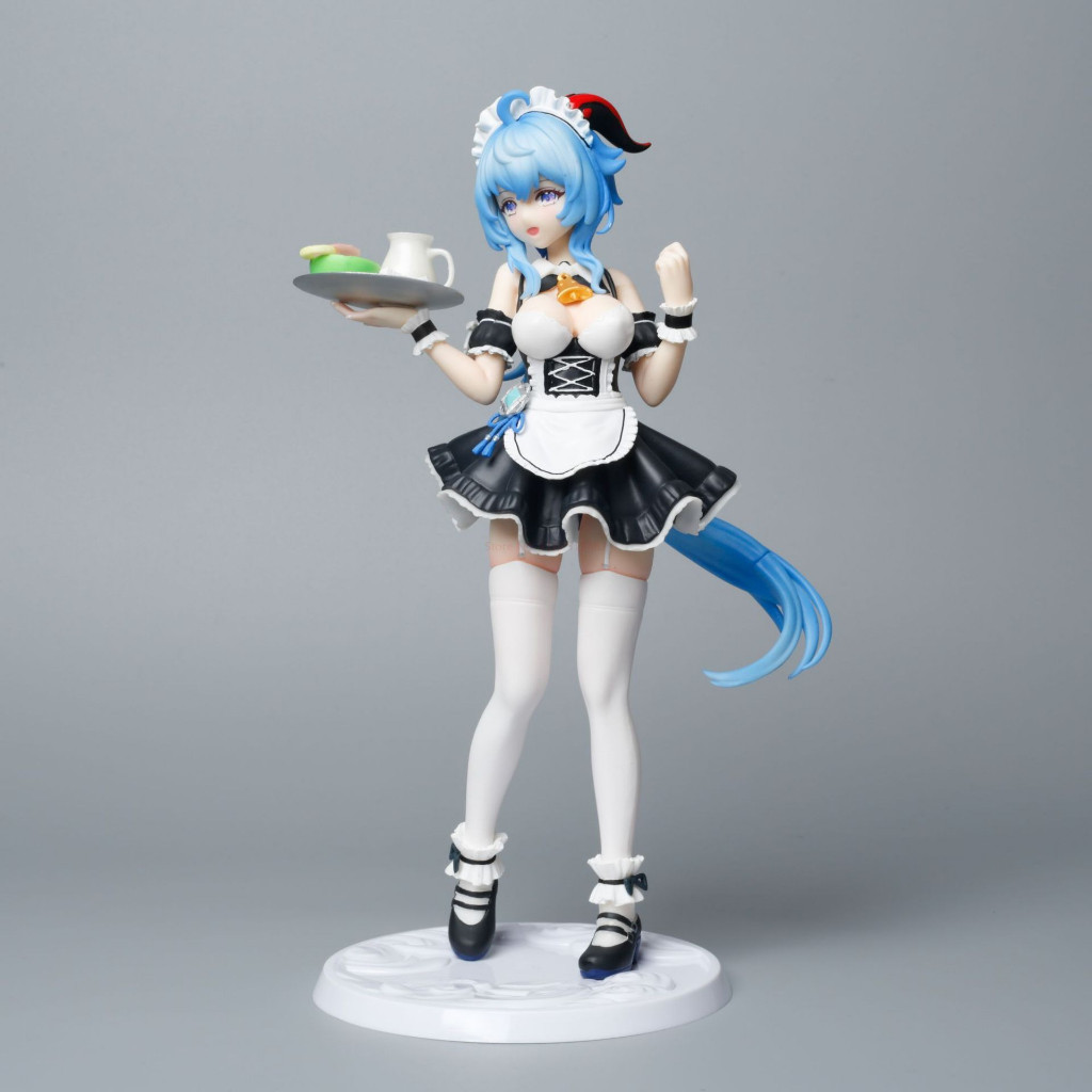 18cm Genshin Impact Figure Rem Dress Maid Gan Yu Game Merchandise ...